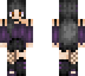 Purple and black | Minecraft Skin