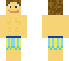 Summer Swimmer Dude | Minecraft Skin