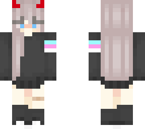 Trans Pride Girl | Minecraft Skin