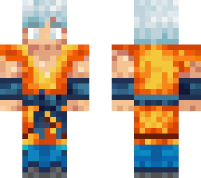Ultra Instinct Goku | Minecraft Skin