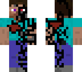 corrupt steve | Minecraft Skin