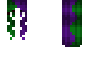 HB - Wavy Colors - Green & Purple Grape Fade | Minecraft Skin
