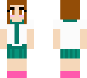 ochaco/uravity | Minecraft Skin