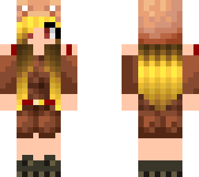 Piglin Girl 2 | Minecraft Skin