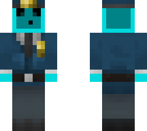 police slime blue | Minecraft Skin