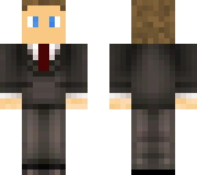 a person in a suit | Minecraft Skin