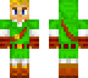 Link (Legend of Zelda: Ocarina of Time) | Minecraft Skin
