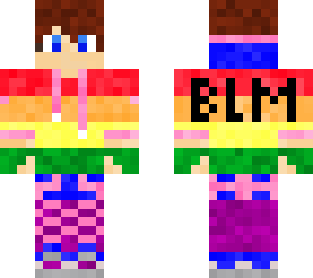 Pride Boy w/ BLM | Minecraft Skin