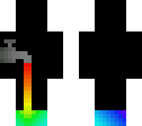 Rainbow Water-Tap | Minecraft Skin