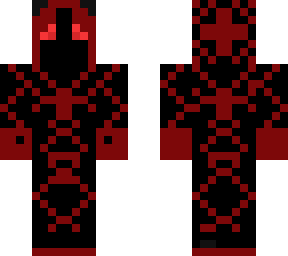 red and black wraith | Minecraft Skin