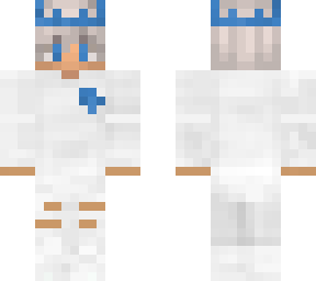 Blue Crowned King V2 | Minecraft Skin