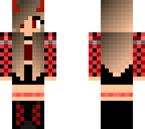 Cute Red Demon | Minecraft Skin