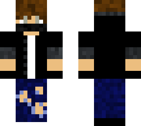 Dark Clothed Masked Boy | Minecraft Skin