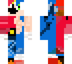 Mario and sonic | Minecraft Skin
