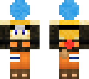 Naruto Holding Rasengan | Minecraft Skin