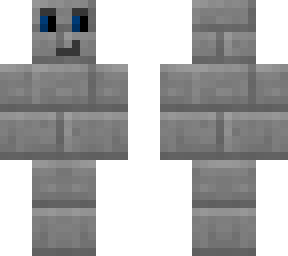 Stonebrick with Face | Minecraft Skin