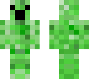 8-bit Creeper Man | Minecraft Skin