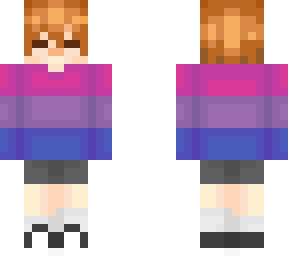 Bi pride skin edit | Minecraft Skin