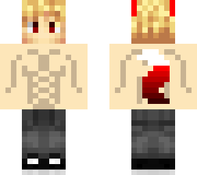 Gage Shirtless | Minecraft Skin