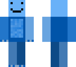 Happy Blue Blob :) | Minecraft Skin