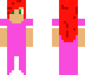 ariel pink dress | Minecraft Skins