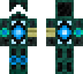 Glowing armor skin (Mod) | Minecraft Skin