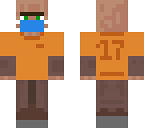 prisoner villager with mask | Minecraft Skin