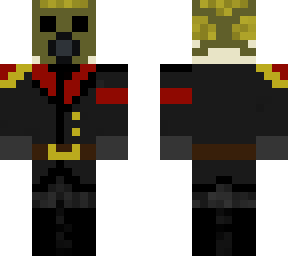 proyecto: soldado fascista con mascara de gas | Minecraft Skin