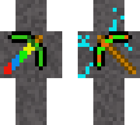 toy + apple jacks pickaxe for pickaxe compitition | Minecraft Skin