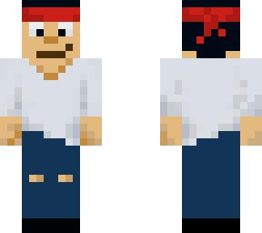 BDoubleO100 with scar grin | Minecraft Skin