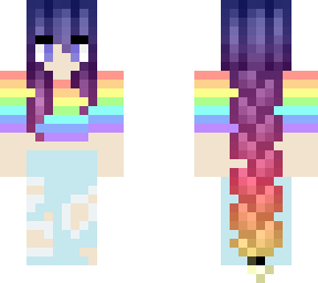 long ombre hair | Minecraft Skins