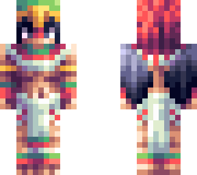 Xochiquetzal - Aztec goddess of beauty | Minecraft Skin