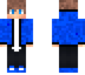 Blue Gamer Boy | Minecraft Skin