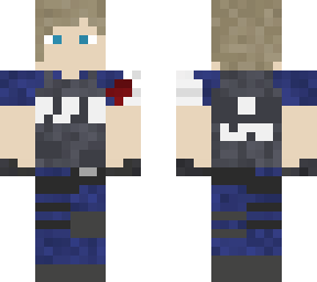 Leon Kennedy (RE2 Remake, injured) | Minecraft Skin