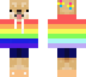 pride doge | Minecraft Skin