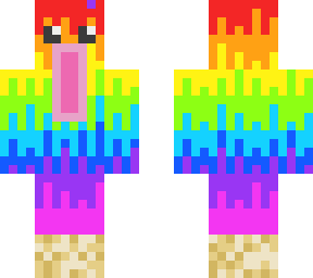 Rainbow Popsicle | Minecraft Skin