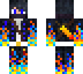 blue fire | Minecraft Skin
