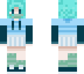 blue girl | Minecraft Skin
