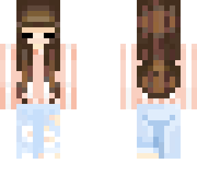 I Promise This looks cooler if you see it with the fringe | Minecraft Skin