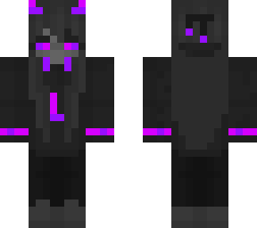 horn girl neon purple l | Minecraft Skins