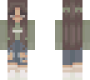 Curly Brown Hair | Minecraft Skins