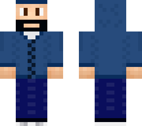 Barbudo con capucha | Minecraft Skin