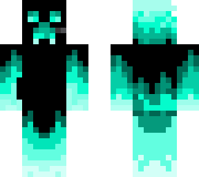 Blue ghost creeper | Minecraft Skin