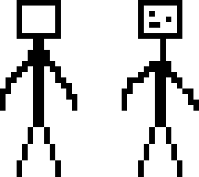 derpy stick figure | Minecraft Skin