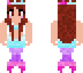 Magical mermaid princess | Minecraft Skin