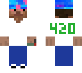 weed smoke 420 boy maly pink eyes | Minecraft Skins