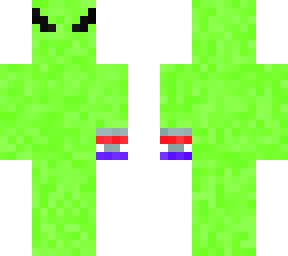 Alien with Ray Gun | Minecraft Skin