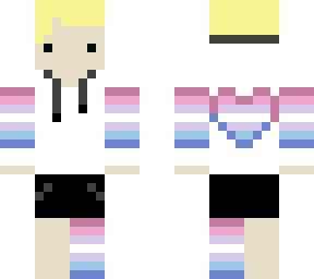 Bigender Pride skin *Edit* | Minecraft Skin