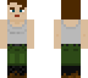 Cargo pants and muddy boots | Minecraft Skin