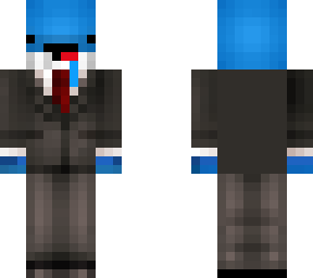 Derpy Drooling whale in a Suit | Minecraft Skin